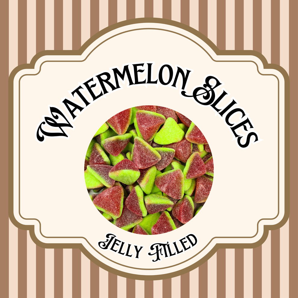 Jelly Filled Watermelon Slices - Fruity Candy Sweets | Mr Swainstons